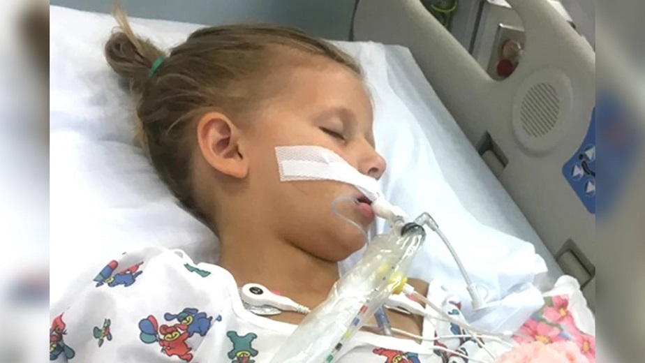 5-year-old girl woke up completely paralyzed and unable to speak ...
